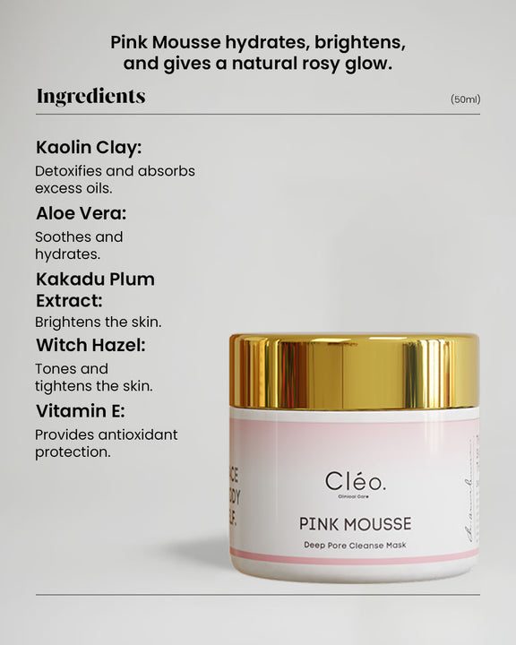 Pink Mousse: Hydrate, Brighten & Refresh Your Skin